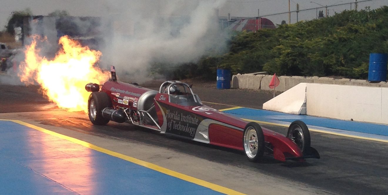 Jet Dragster Driver Gaining Confidence with Each Race