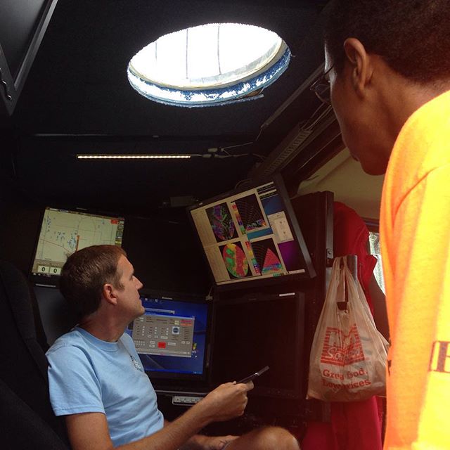 Meteorology graduate student dishes on Doppler on Wheels