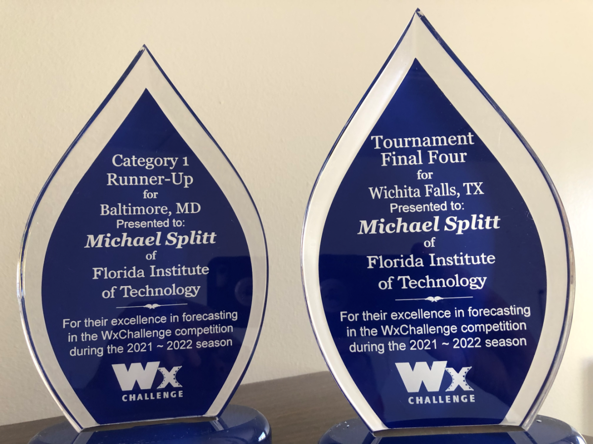 Splitt Wins Twice at WxChallenge - Florida Tech News