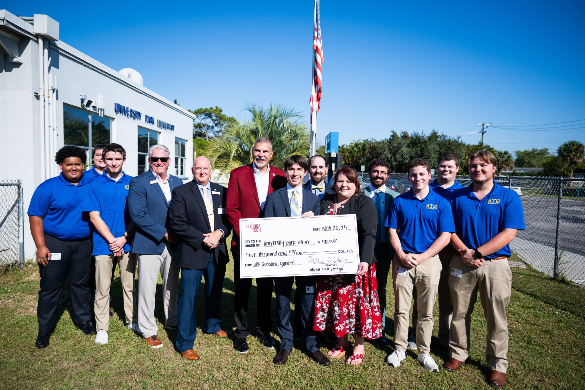 Alpha Tau Omega Raises $4,000 to Help Build Sensory Garden for Local ...